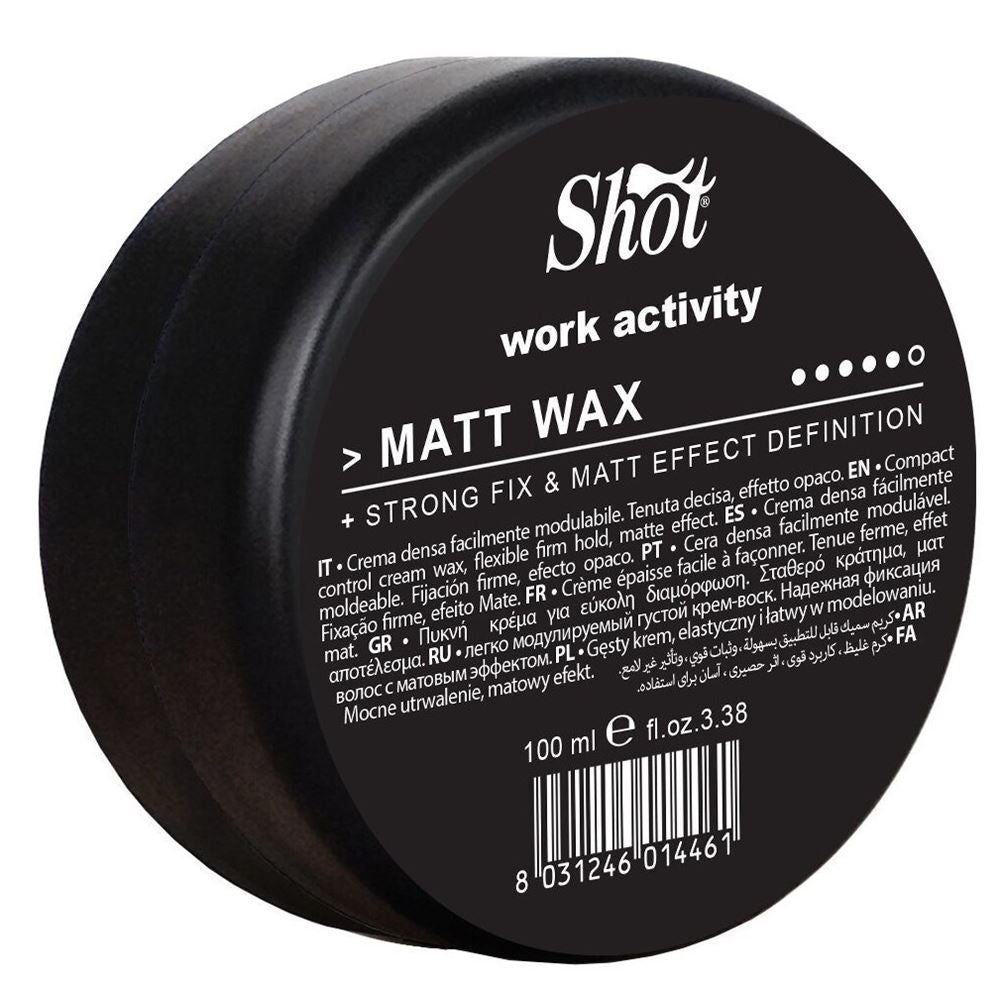 Shot Work Activity gel matt wax 100ml – Impact Coiffure